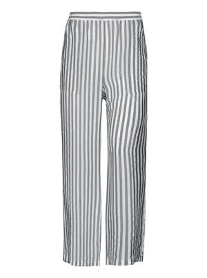 SEVENTY VENEZIA SEVENTY VENEZIA Cupro Wide-Leg Pants Grey