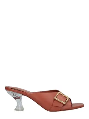 TOD'S Sandals In Soft Leather With Buckle - Brown