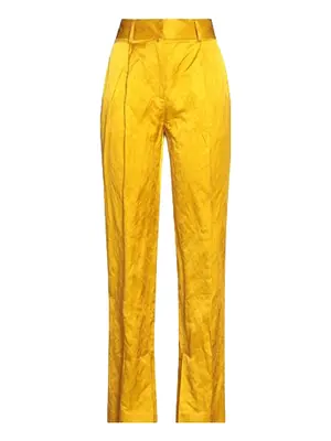 OTTOD'AME Straight Leg Trousers - Yellow