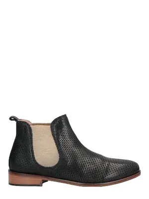 POLLINI Leather Chelsea Boots - Black