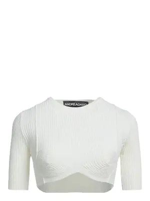 ANDREĀDAMO ANDREĀDAMO Knitted Sweater Ivory
