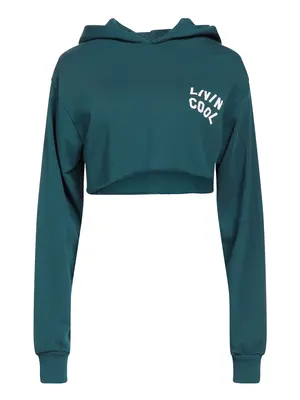 LIVINCOOL Cotton Sweatshirt Deep Jade