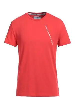 BIKKEMBERGS T-shirt Size Cotton, Elastane - Red