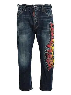 DSQUARED2 Jeans In Denim With Print