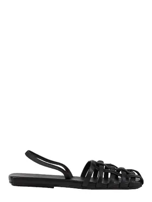 Marsèll MARSÈLL Calfskin Fisherman Sandals Black
