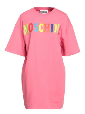 Moschino Mini T-Shirt Dress Fuchsia