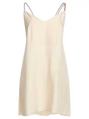 Malìparmi MALÌPARMI Mini Slip Dress Beige