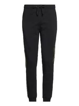 BIKKEMBERGS Man Pants Azure Size M Cotton, Elastane Black