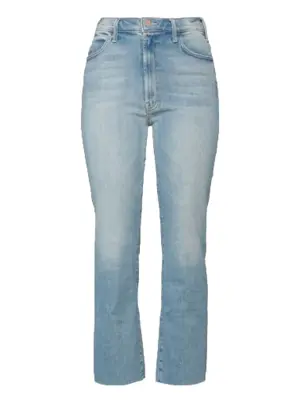 MOTHER MOTHER The Hustler Ankle Fray Jeans