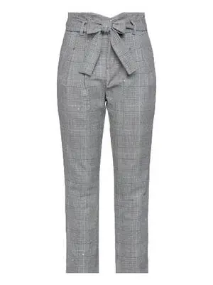 Liu Jo Tapered Flannel Pants - Grey