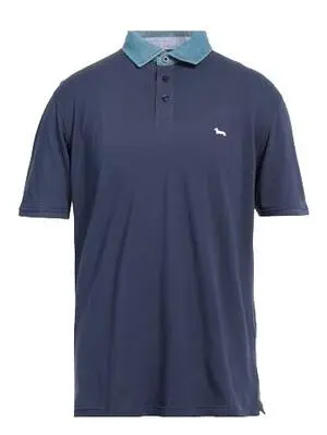 HARMONT & BLAINE Polo Shirt Midnight Size Cotton - Blue