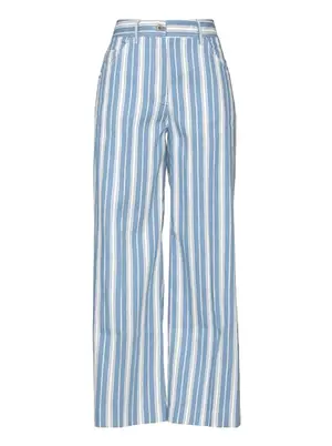 True Royal TRUE ROYAL Flared Cut Trousers Blue