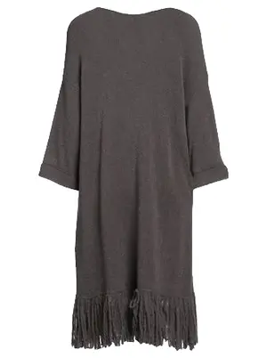 MANILA GRACE Knitted Mini Dress Grey