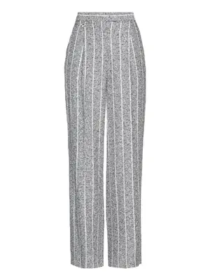 Lorena Antoniazzi LORENA ANTONIAZZI Wide-Leg Striped Pants Blue