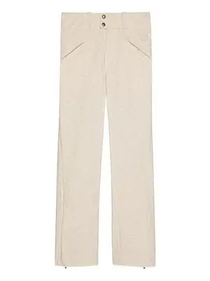 Gucci Gg Cotton Canvas Pant - White