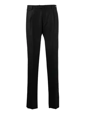 Tagliatore Tailored Virgin Wool Trousers - Black