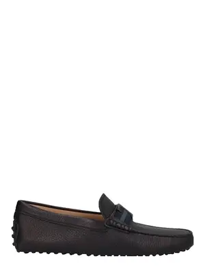TOD'S Loafers In Leather Blue