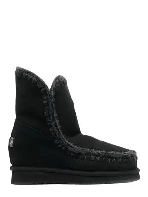 Mou Eskimo Faux Fur-lined Boots - Black