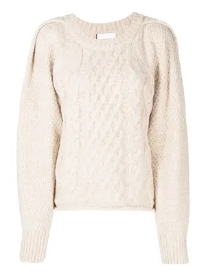 LOW CLASSIC Low Classic Cable-Knit Jumper