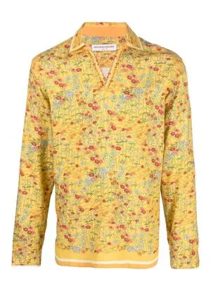 Orlebar Brown Ridley Solo Fantasy Shirt - Yellow