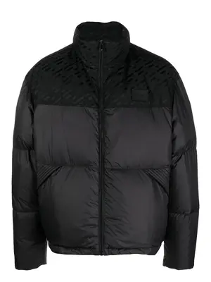 Versace Zip-fastening Padded Jacket - Black