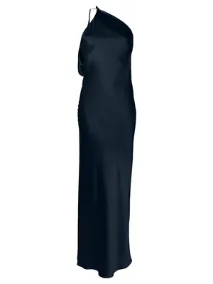 Michelle Mason Single-shoulder Maxi Dress - Blue