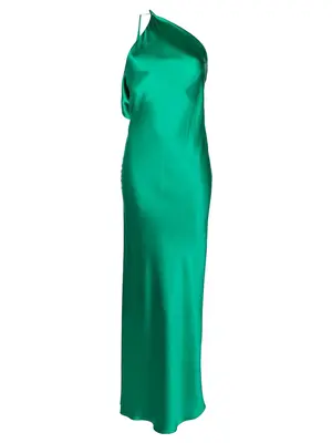 MICHELLE MASON Michelle Mason Single-Shoulder Maxi Dress