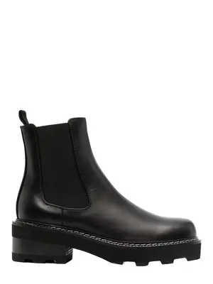 Gabriela Hearst Jil Leather Chelsea Boots - Black