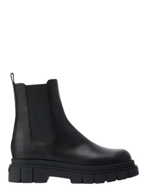 MACKAGE Ankle-High Leather Chelsea Boots