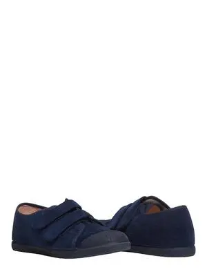 CHILDRENCHIC Fall Double Strap Sneakers - Navy