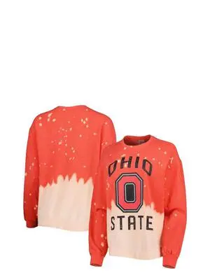 GAMEDAY COUTURE Ohio State Buckeyes Tie-dye Long Sleeve Top - Red