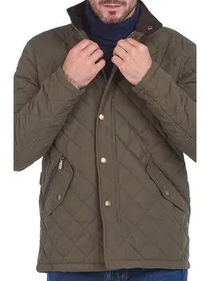 Barbour Shoveler Quilted Jacket Army Green