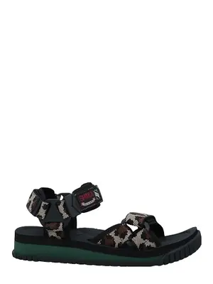 SHAKA SHAKA Leopard Print Technical Sandals