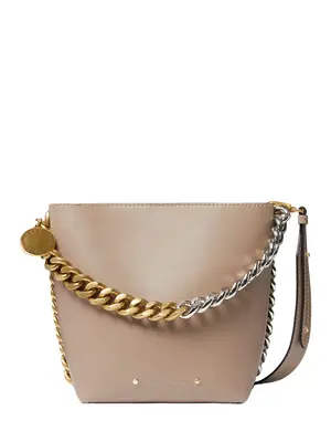 Stella McCartney Frayme Bucket Bag Moss
