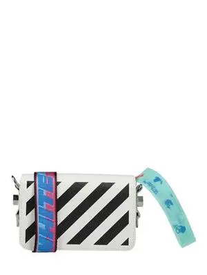 OFF-WHITE™ Crossbody Bag In Soft Leather - White