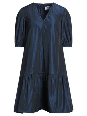 VIOLANTI VIOLANTI Mini Trapeze Dress Midnight Blue