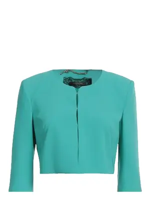 PATRIZIA PEPE SERA Single Breasted Jacket Turquoise