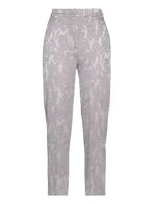 SOALLURE Tapered Floral Pants - Purple