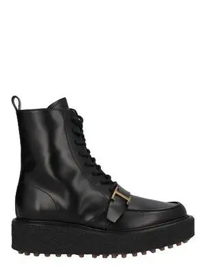 TOD'S Ankle Boots In Soft Leather Black
