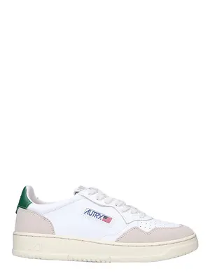 AUTRY Medalist Low-Top Leather Trainers White/comb