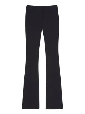Lafayette 148 New York Compact Stretch Viscose Waldorf Flared Pant - Black