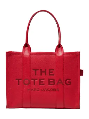 Marc Jacobs Marc Jacobs The Large Leather Tote True Red