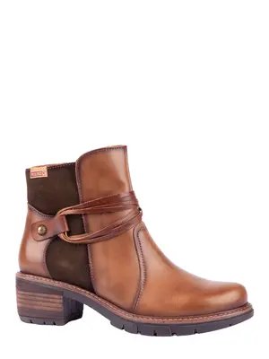 Pikolinos San Sebastian Water Resistant Ankle Boots Olive