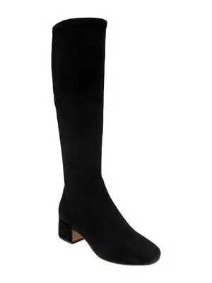 Gentle Souls By Kenneth Cole Ella Stretch Knee High Boot - Black