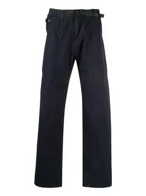 Gramicci Belted Straight-leg Trousers - Blue