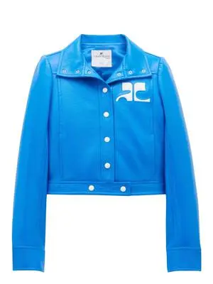 COURREGES Re-edition Vinyl Jacket - Blue