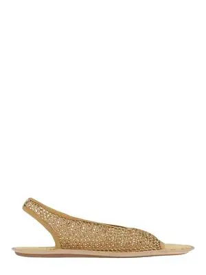 FERRAGAMO Nomadic Stories Slingback Sandals - Gold
