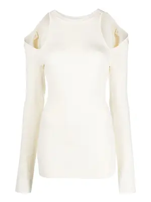 AZ FACTORY AZ FACTORY Cut-Out Shoulder Jumper