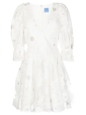 MACGRAW Ritual Mini Dress - White
