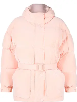 IENKI IENKI Belted Puffer Jacket - Pink